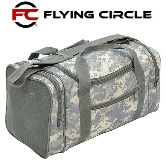 Flying Circle | Bags | Flying Circle Large Square Camouflage Duffel ...